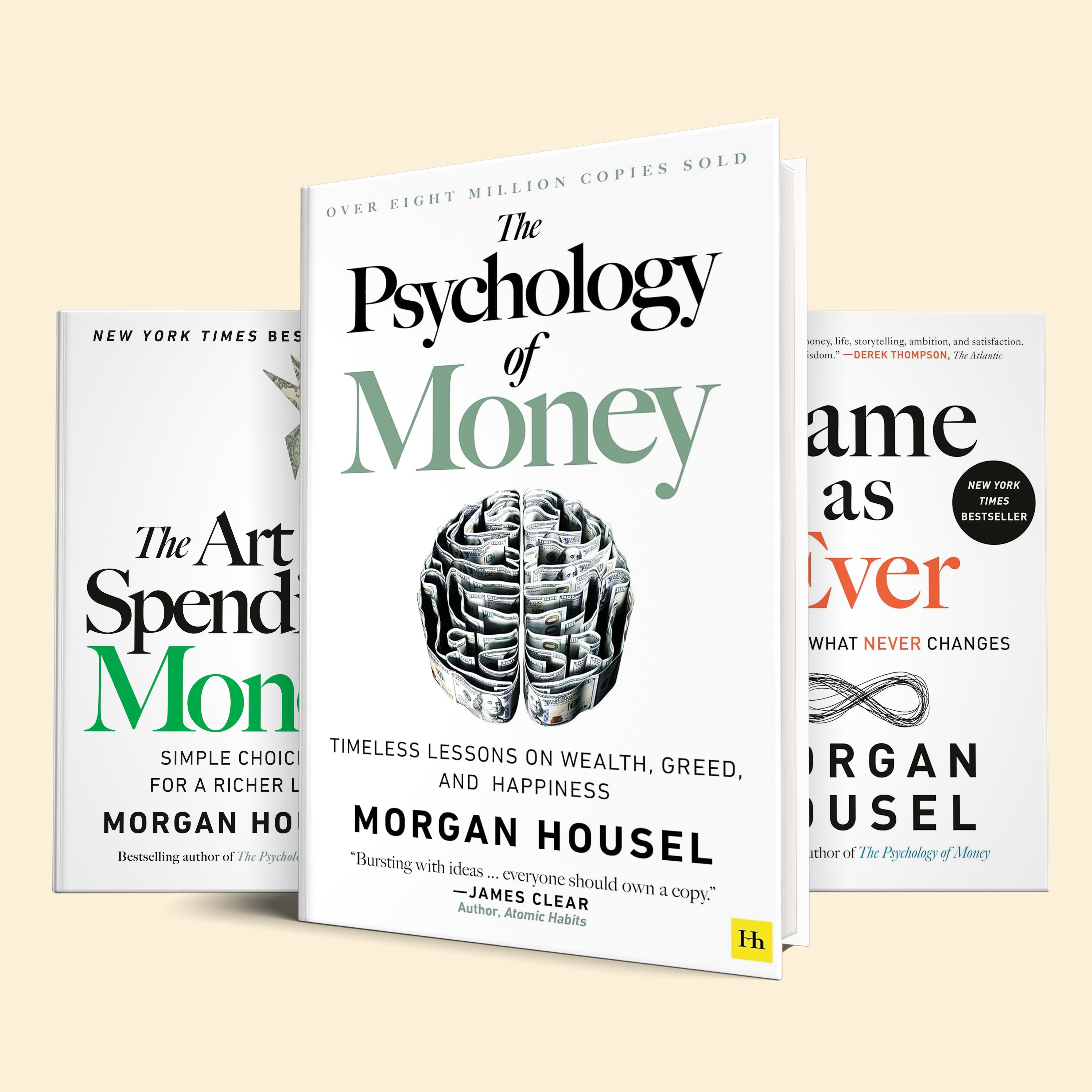 The Morgan Housel Bookset | Money Lessons Trilogy| English Books Maroc ...